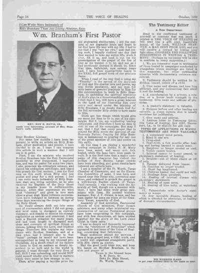 Roy Davis - BelieveTheSign